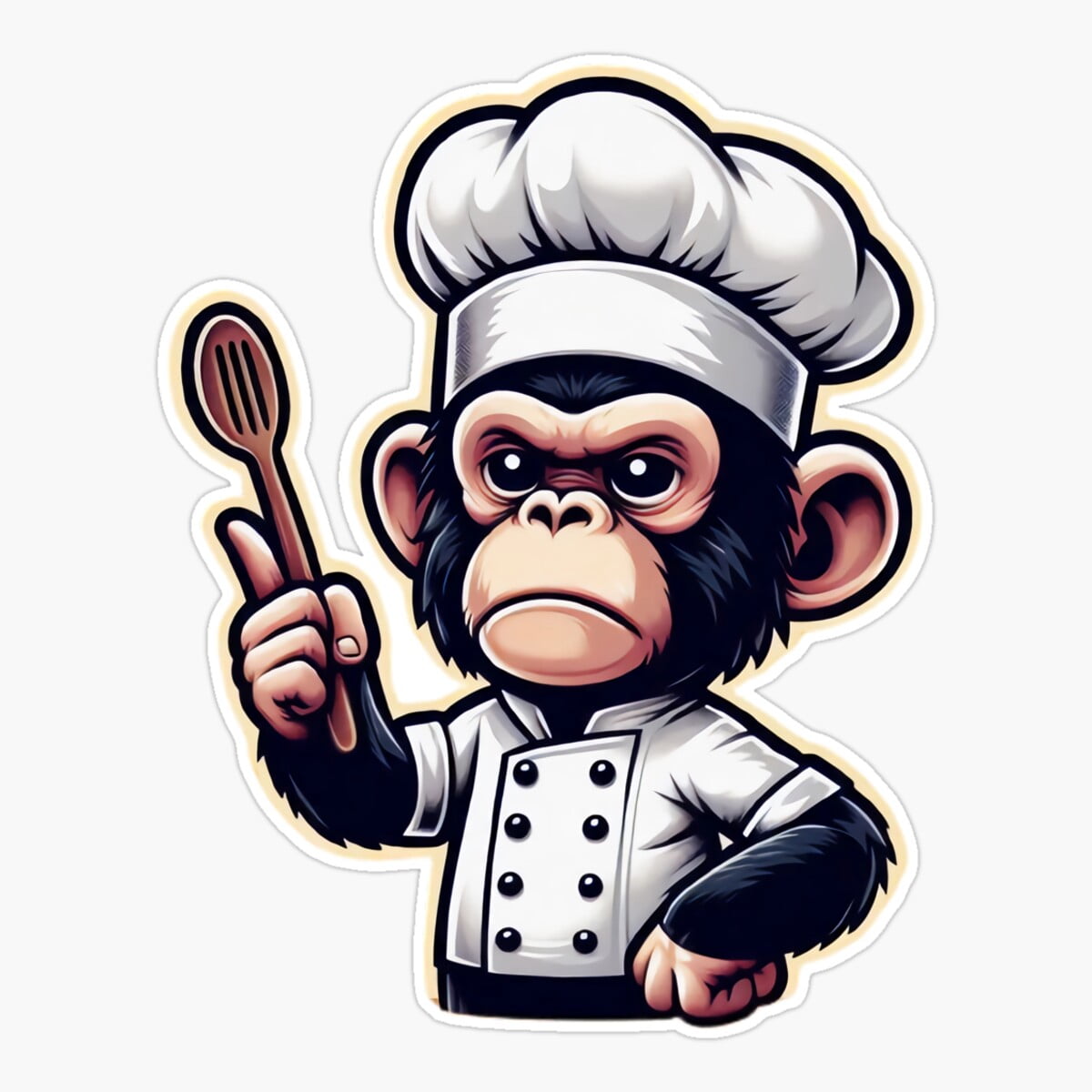 Maneki Monkey Business- Che Sticker, Phone Decal Water Bottle Stickers ...