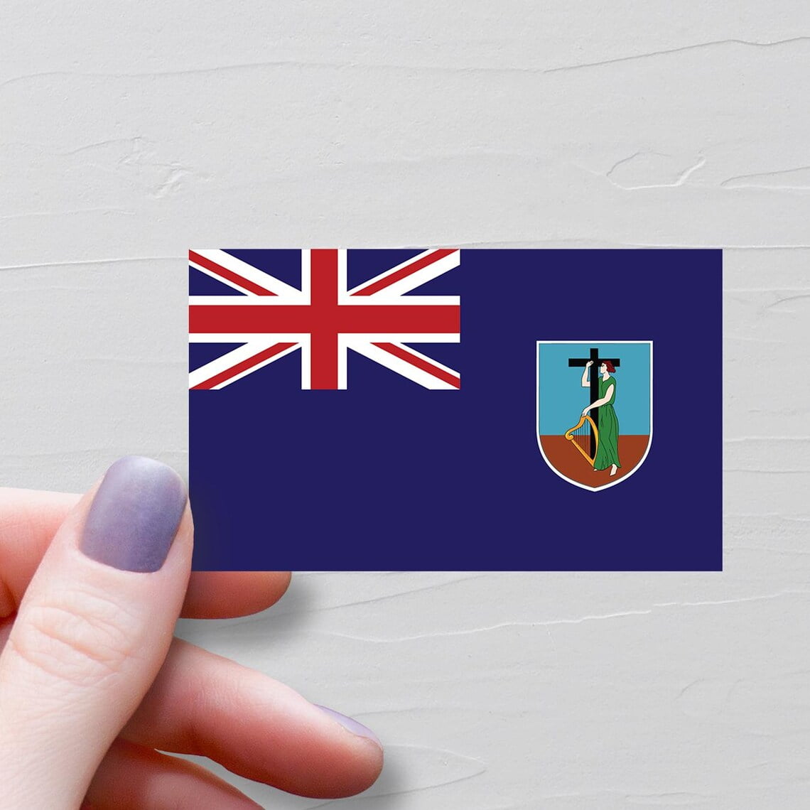 Maneki Montserrat Flag Er, Vinyl Travel Ers, Montserratian Decal, World ...