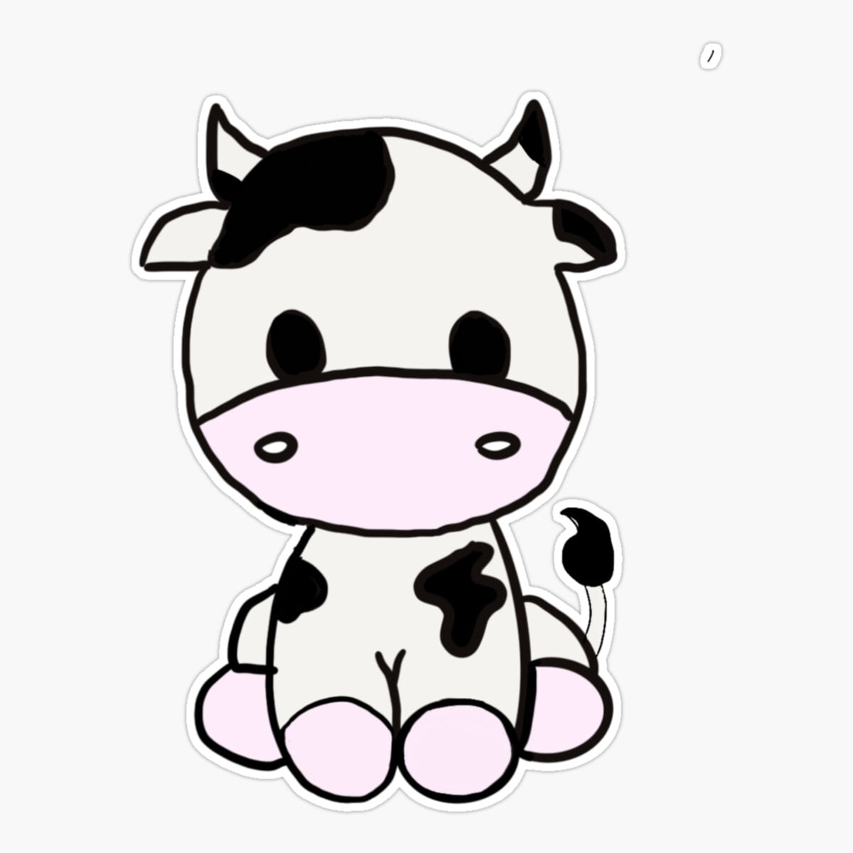 Maneki Moo Moo Cow Er, Phone Decal Water Bottle Stickers Car Decals ...