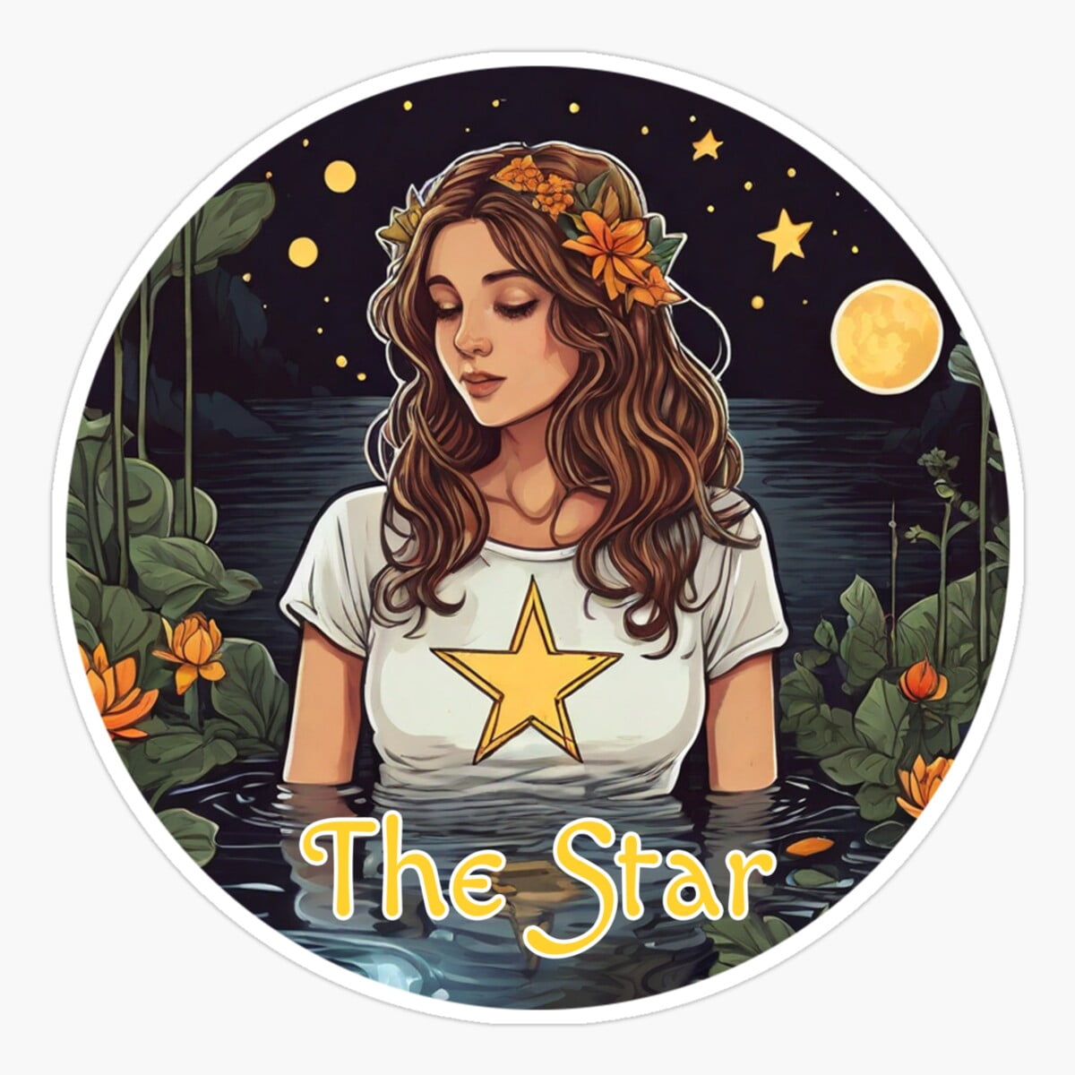 Maneki Mor Arcana The Star Tarot Card Hope And Good Luck Er, Phone ...