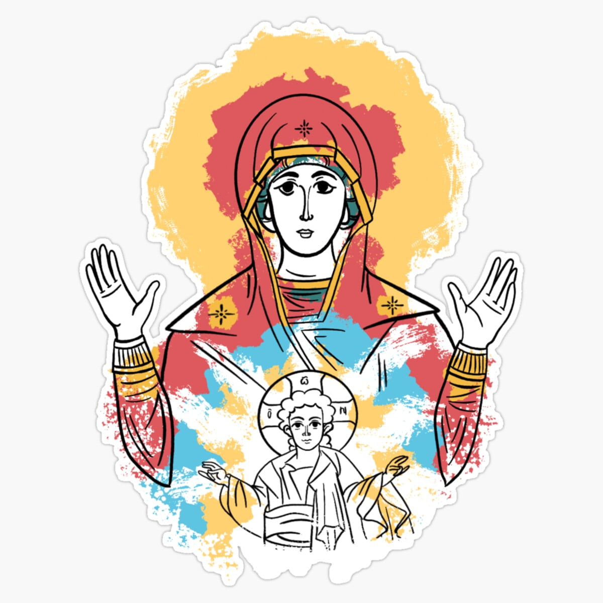 Maneki More Spacious Than The Heavens Er, Phone Decal Water Bottle ...