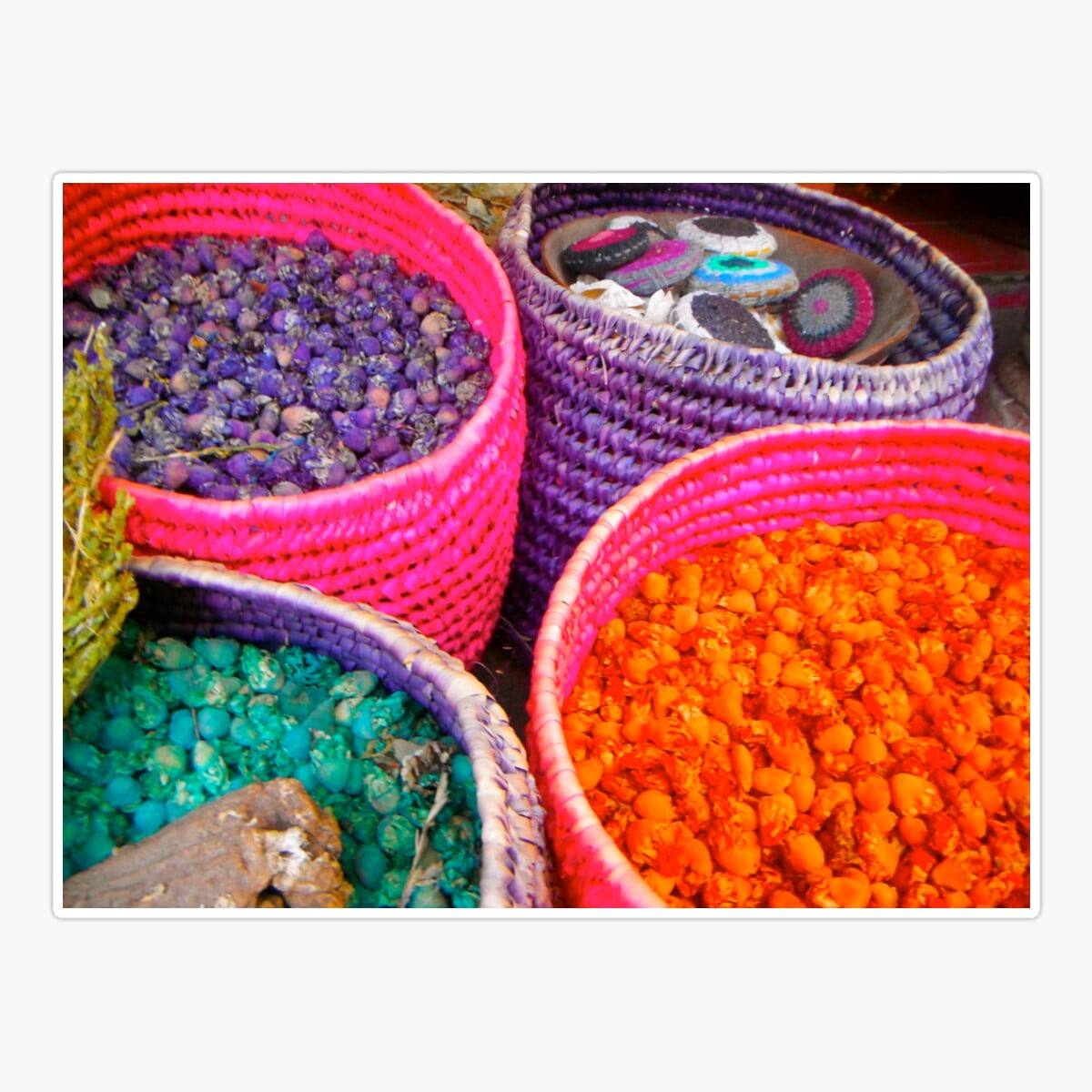 Maneki Moroccan Market Sticker, Phone Decal Water Bottle Stickers Car ...