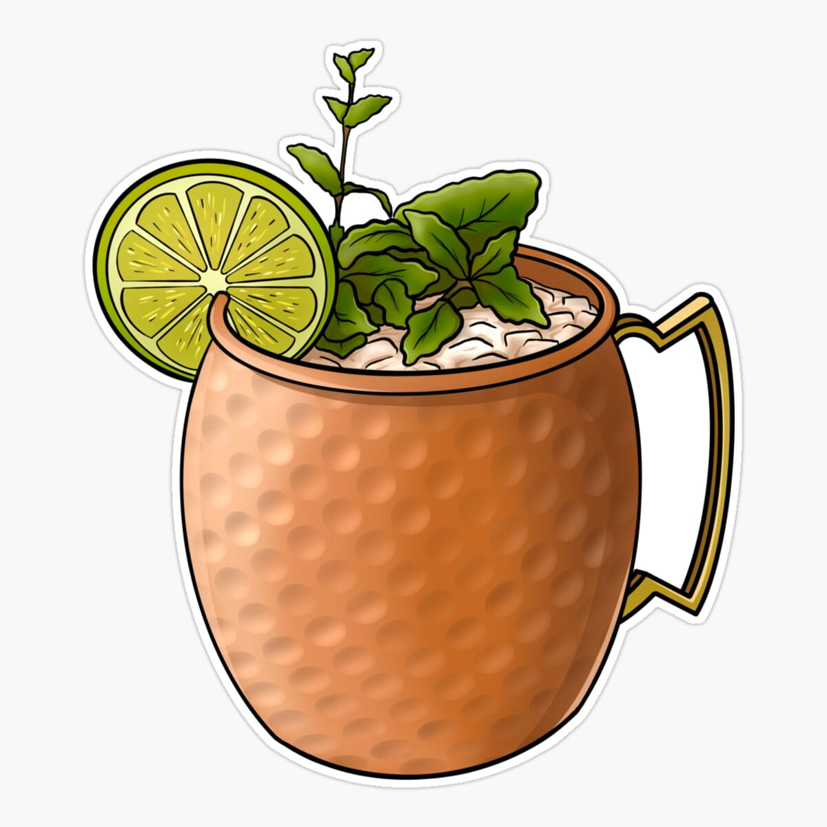 Maneki Moscow Mule Er, Phone Decal Water Bottle Stickers Car Decals ...