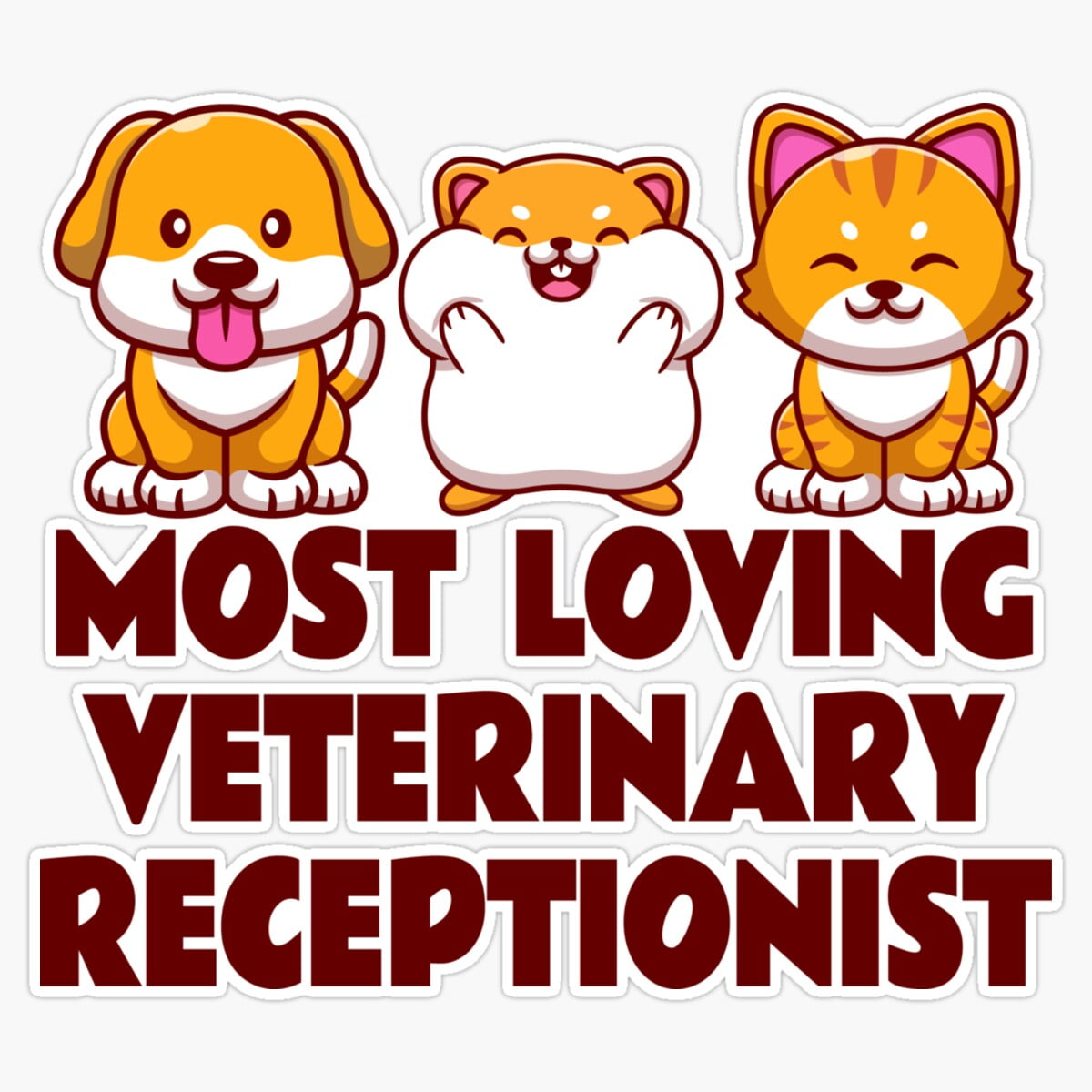 Maneki Most Loving Veterinary Receptionist With Cute Pets Er, Phone ...
