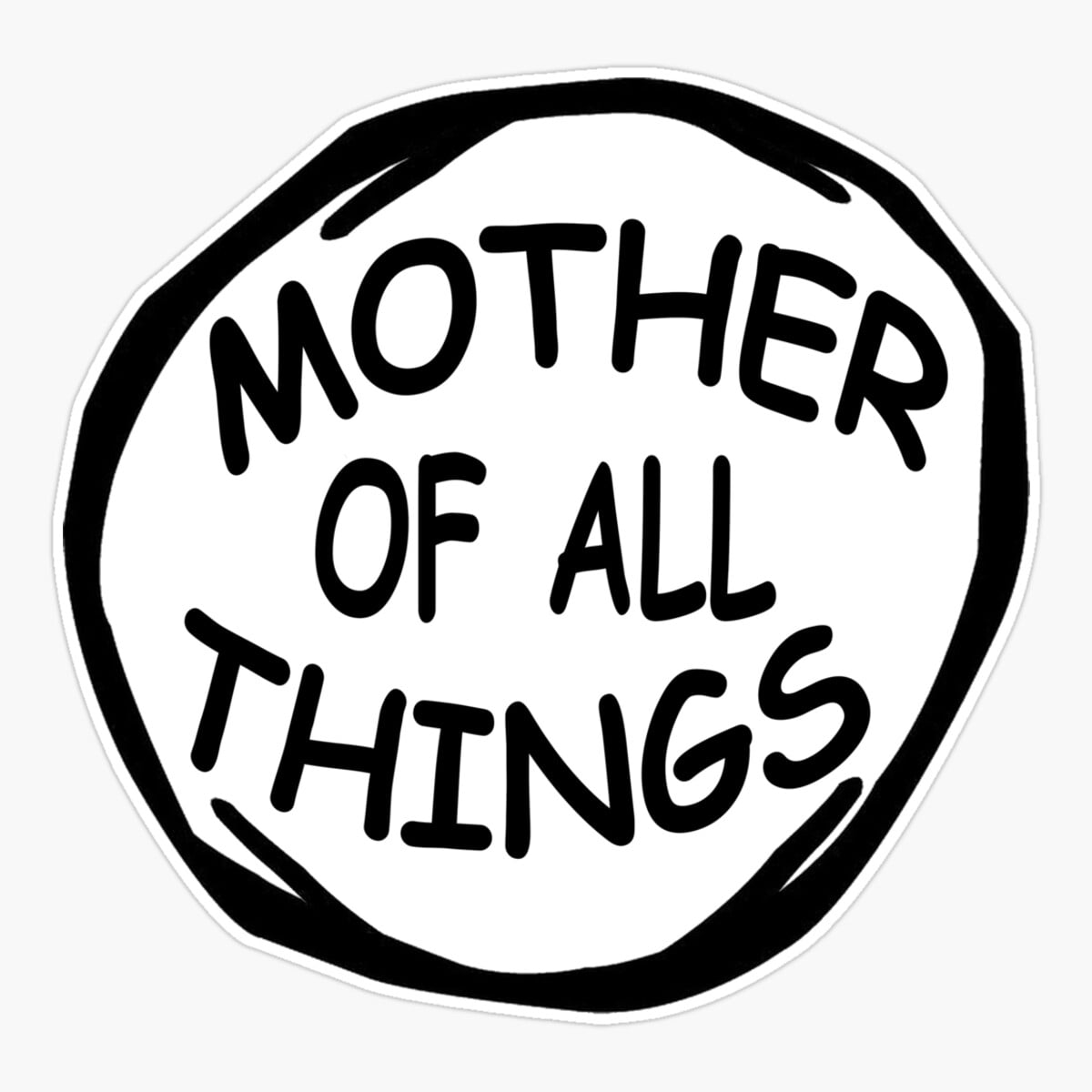 Maneki Mother Of All Things Er, Phone Decal Water Bottle Stickers Car ...