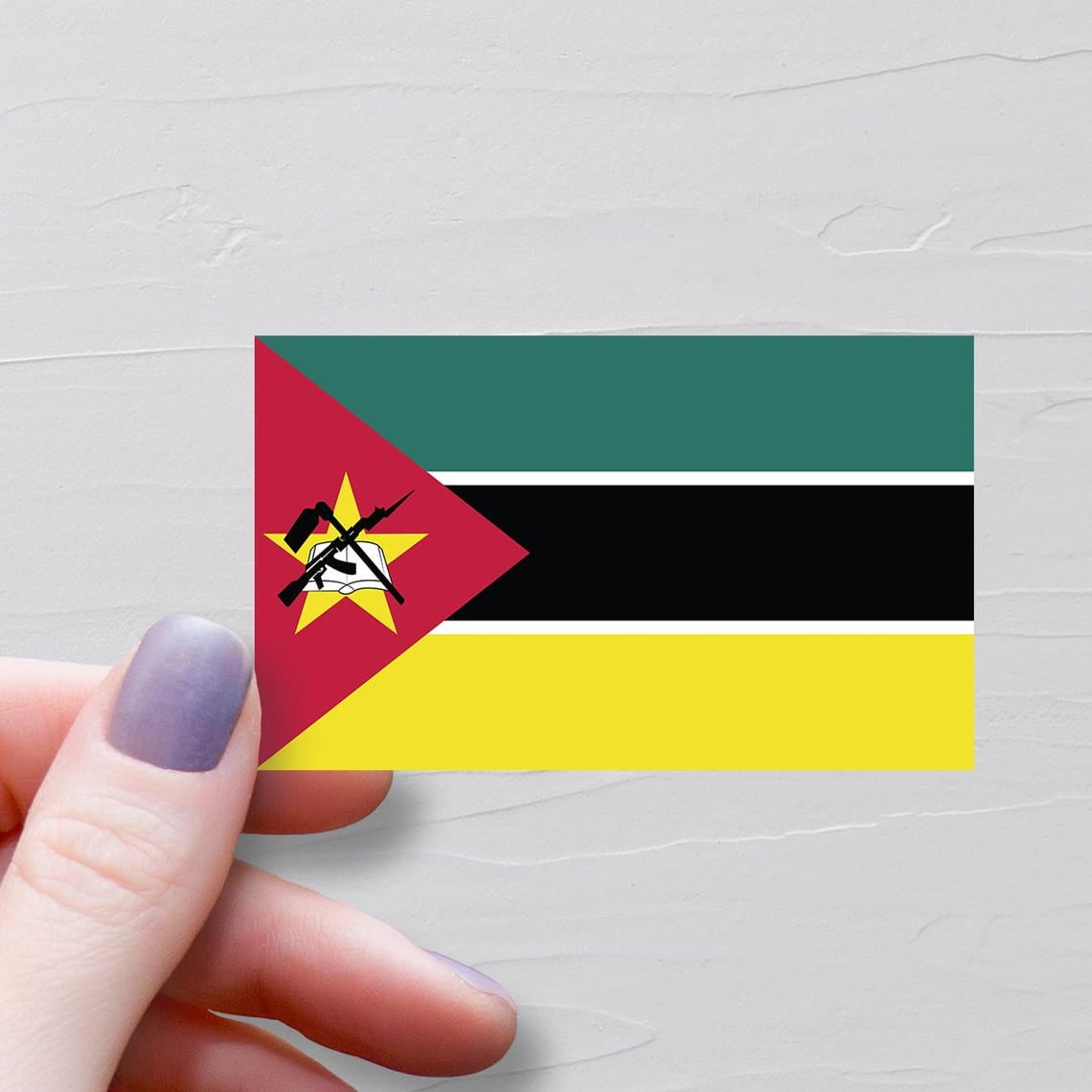 Maneki Mozambique Flag Er, Vinyl Travel Ers, Mozambican Ers, World ...