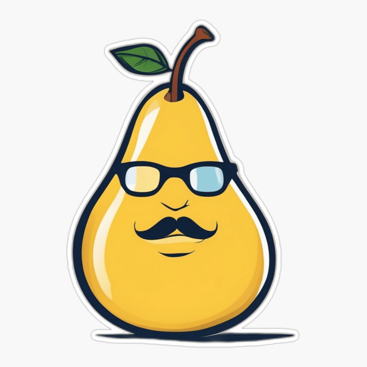 Maneki Mr. Pear Sticker, Phone Decal Water Bottle Stickers Car Decals ...