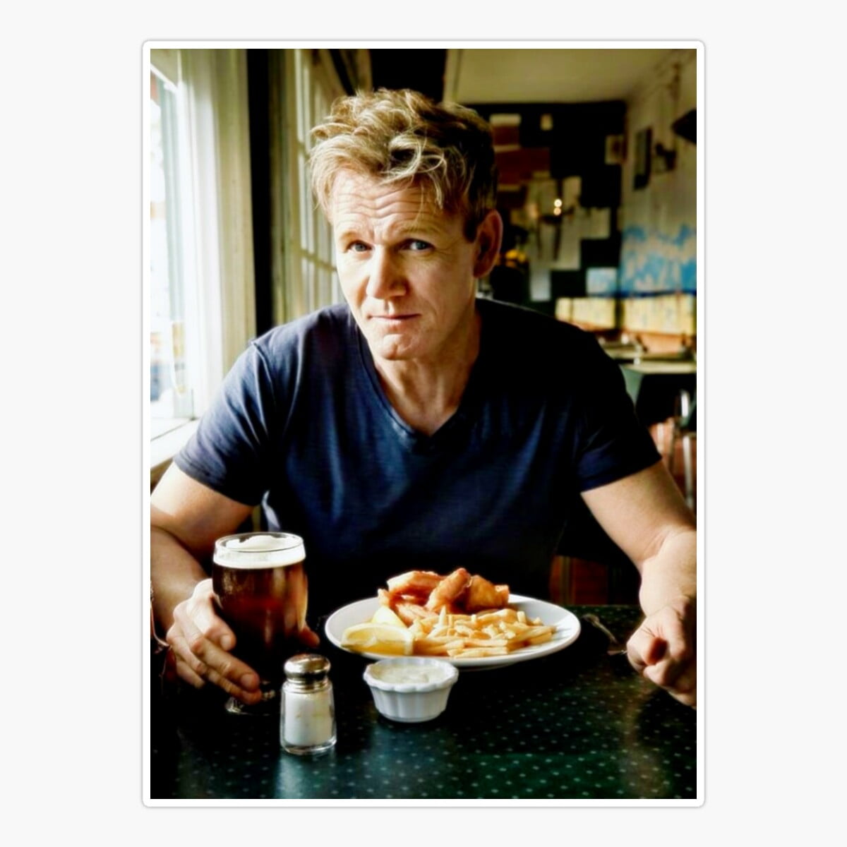 Maneki Mr. Ramsay'S Scrambled Eggs Sticker, Phone Decal Water Bottle ...