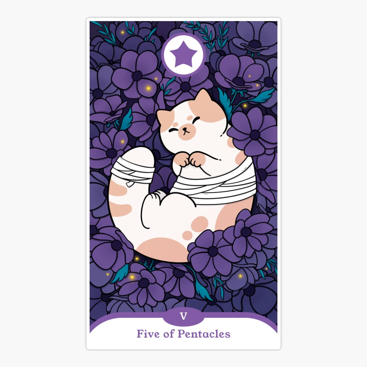 Maneki Munchkin Cat Tarot | Nikury Er, Phone Decal Water Bottle ...