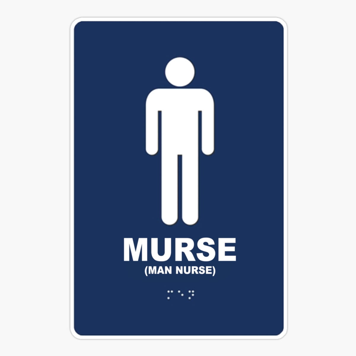 Maneki Murse / Man Nurse Er, Phone Decal Water Bottle Stickers Car ...