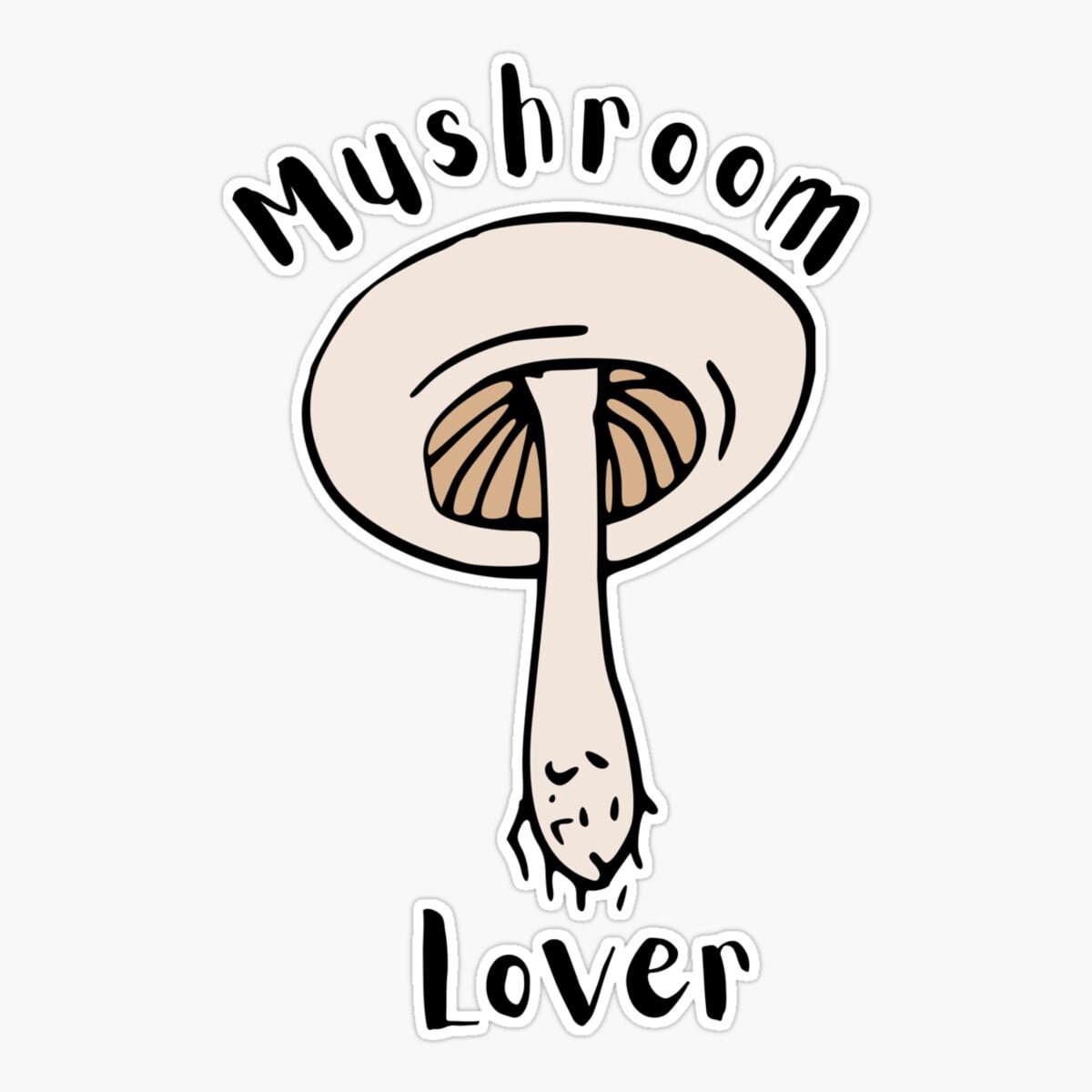 Maneki Mushroom Lover Ches Ood Cooking Sticker, Phone Decal Water ...