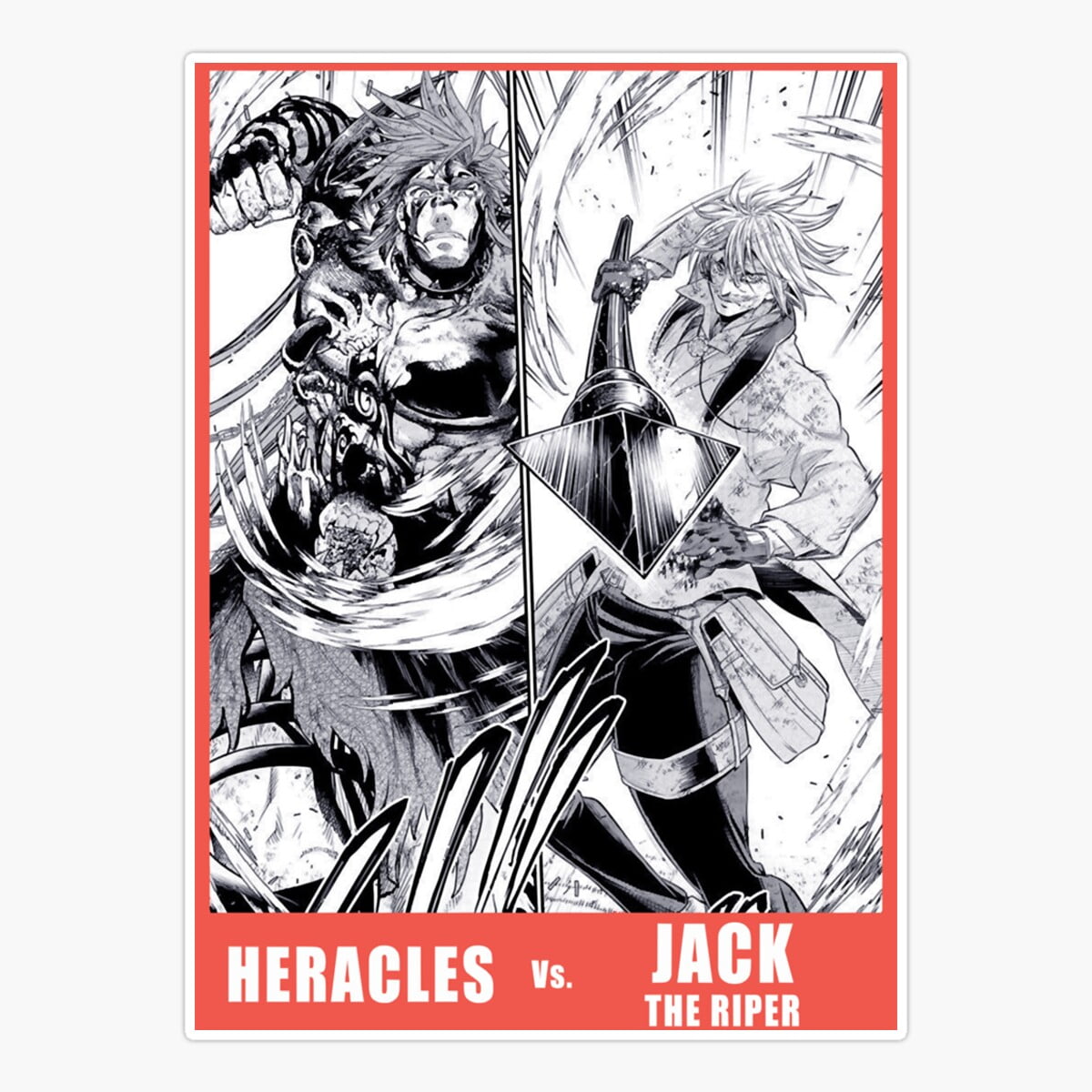 Maneki Music Vintage Retro Jack The Ripper Vs Heracles Love You Ans Er ...