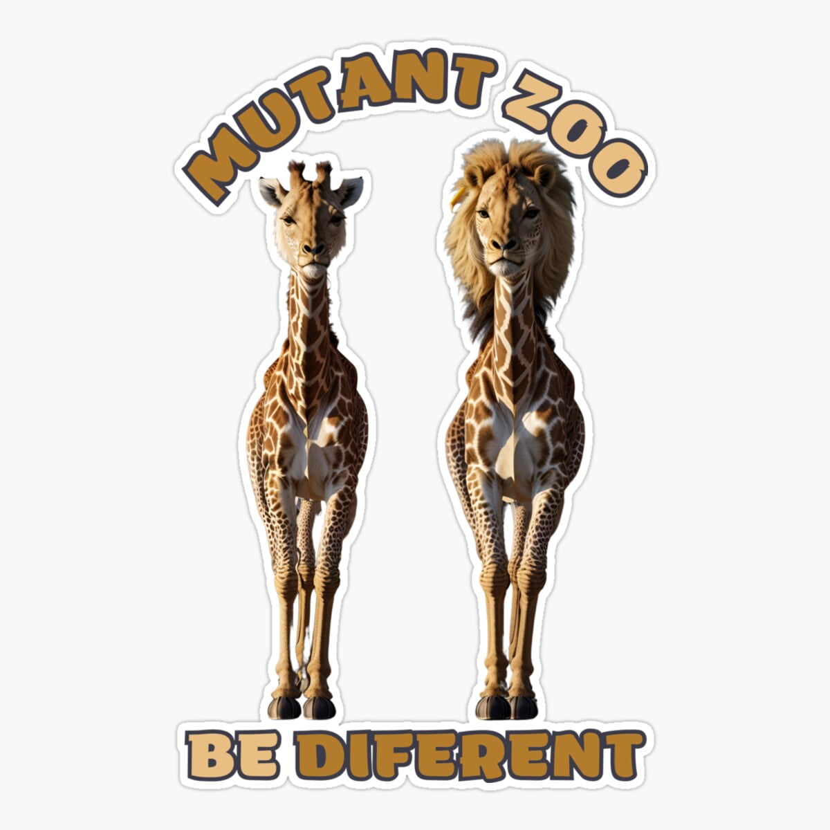 Maneki Mutant Zoo Safari Combination Between A Giraffe And A Lion Er ...