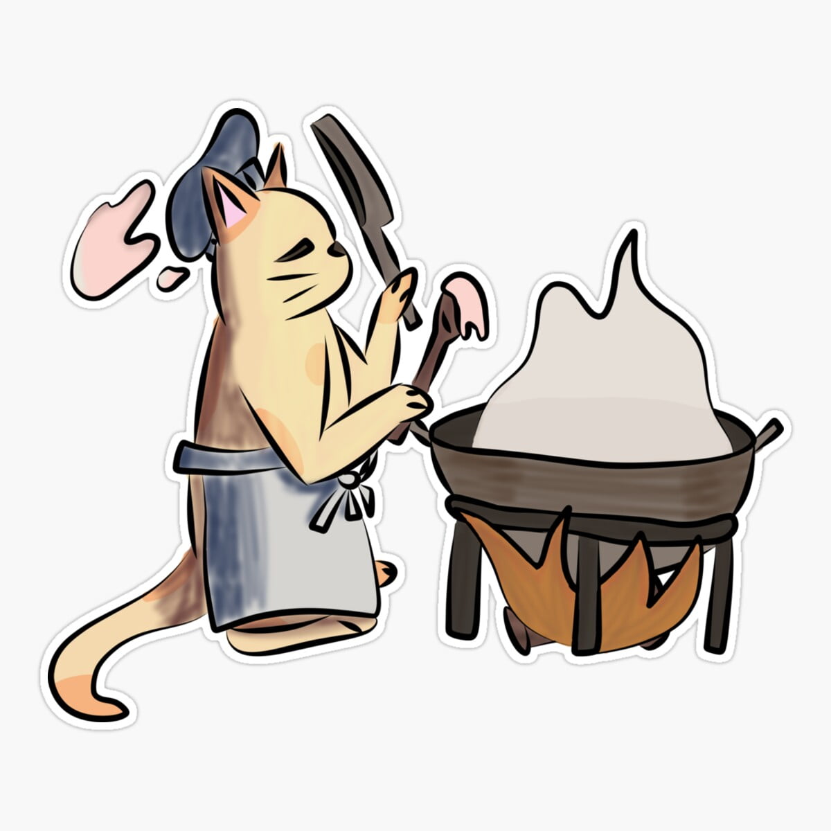 Maneki My Compliments To The Che Sticker, Phone Decal Water Bottle ...