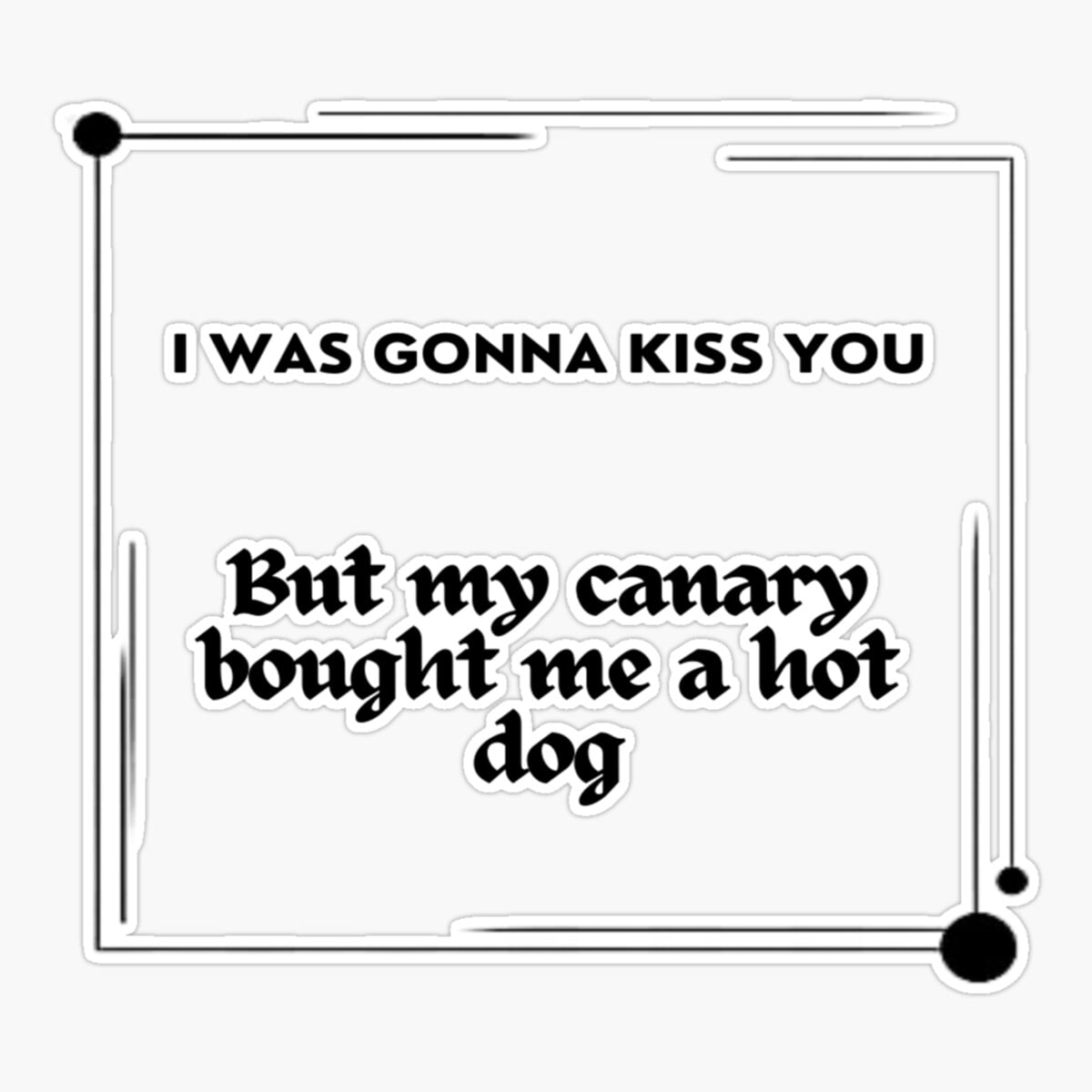 Maneki My Cooking Canary. Sticker, Phone Decal Water Bottle Stickers ...