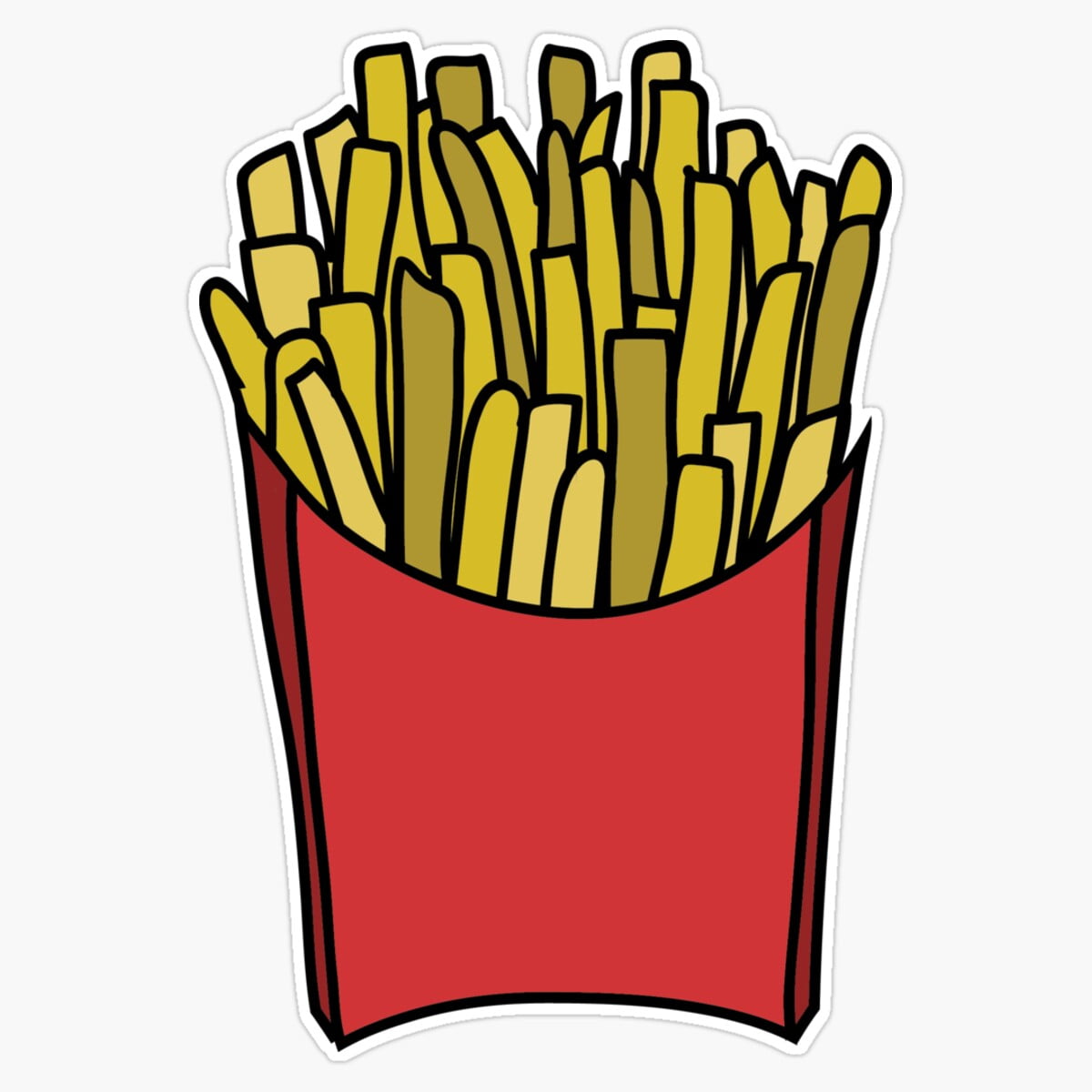 Maneki My Fries Er, Phone Decal Water Bottle Stickers Car Decals, Funny ...