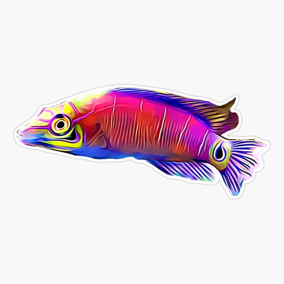 Maneki Mystery Wre Saltwater Ree Aquarium Ish Tank Er, Phone Decal ...