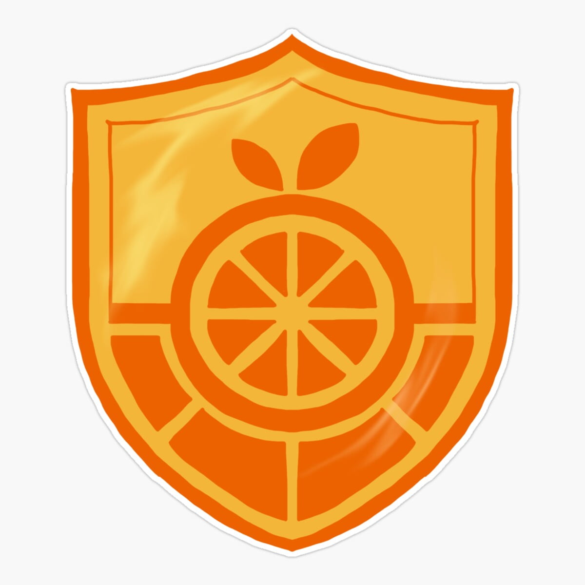 Maneki Naranja/Orange Academy Uniform Badge Er, Phone Decal Water ...