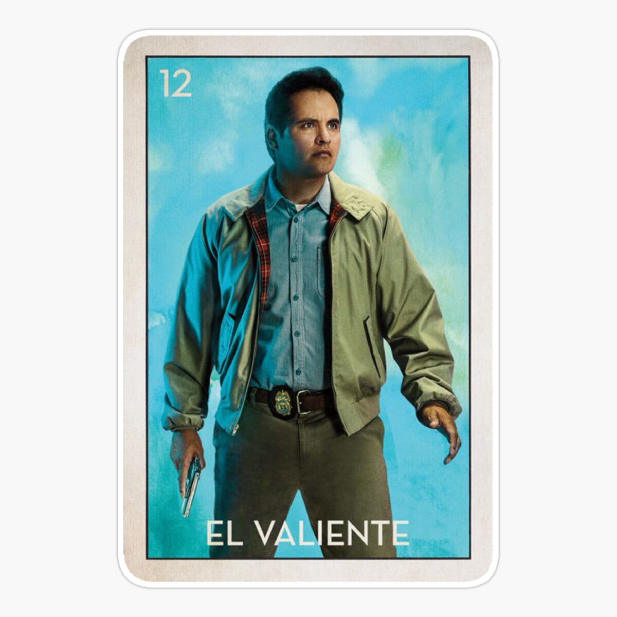 Maneki Narcos Mexico El Valiente Sticker, Phone Decal Water Bottle ...