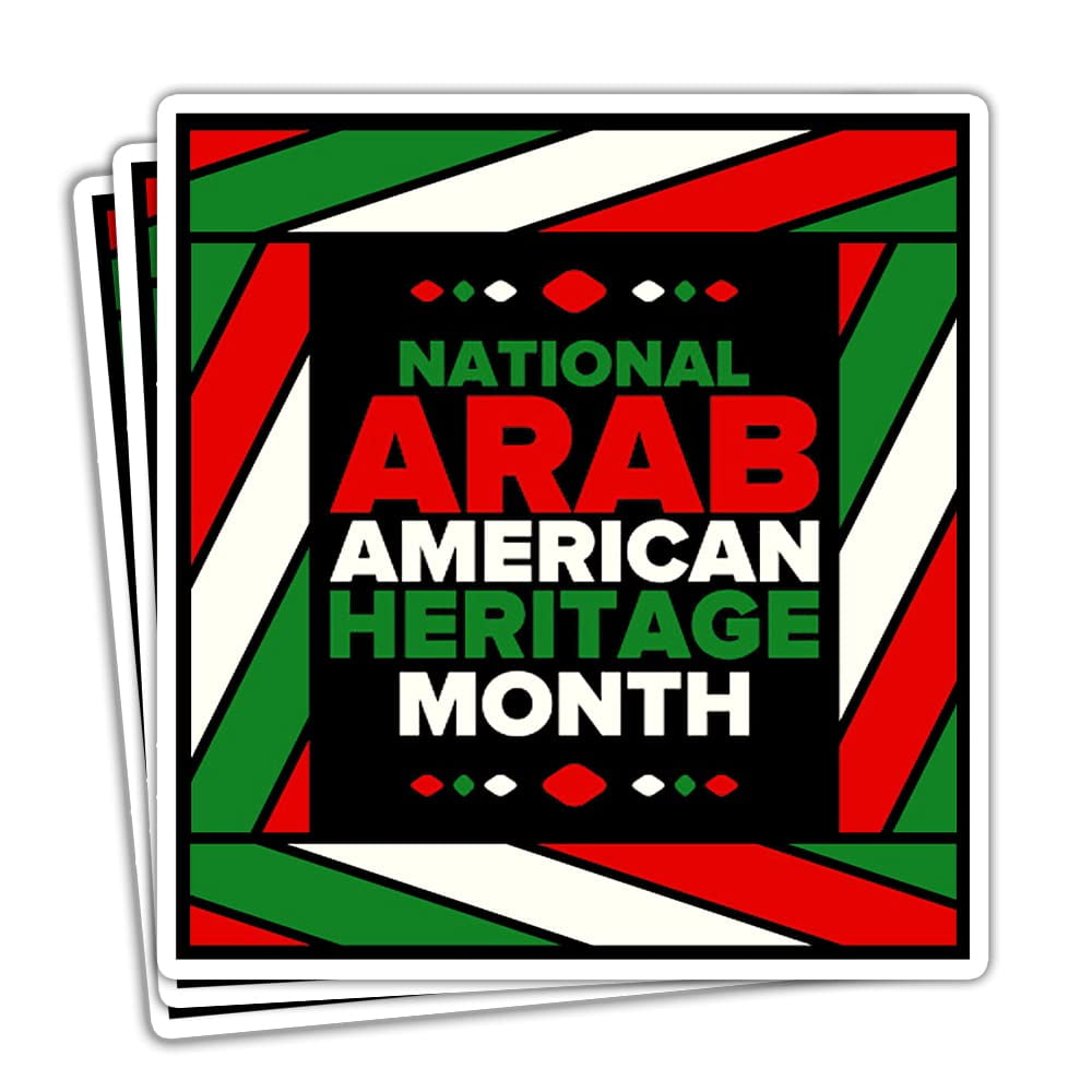 Maneki National Arab American Heritage Month Sticker Arab American ...