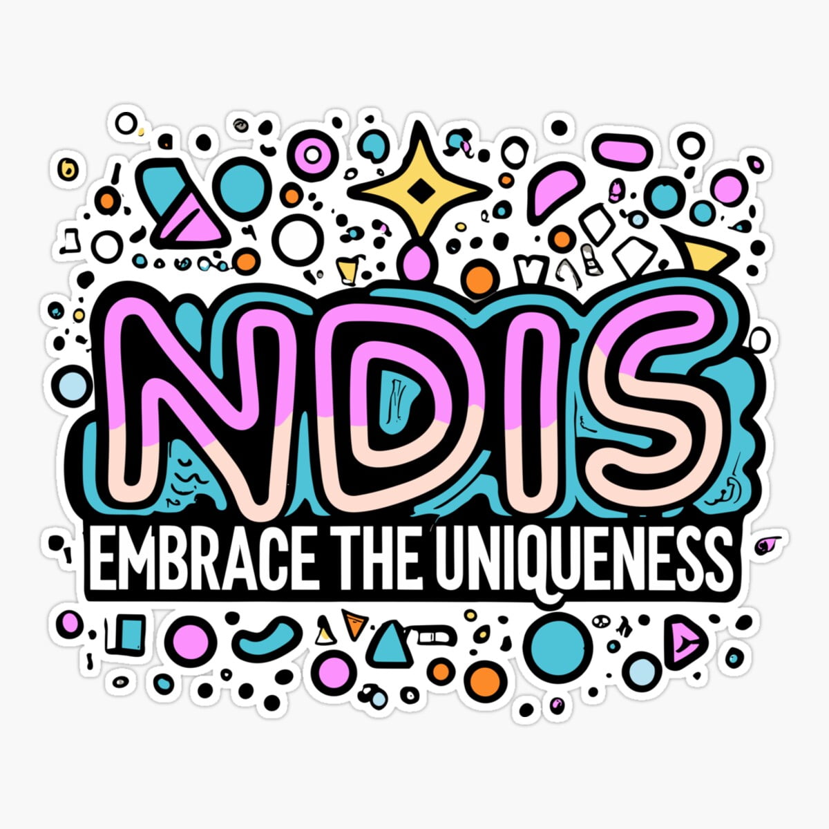 Maneki Ndis: Embrace The Uniqueness Er, Phone Decal Water Bottle ...