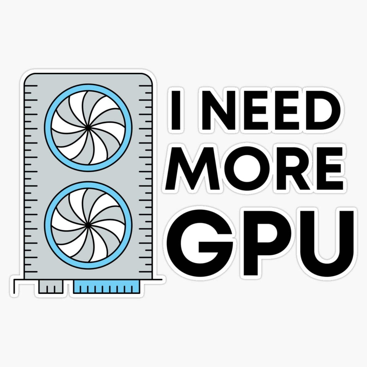 Maneki Need More Gpu - Tensorflow - Data Science Er, Phone Decal Water ...