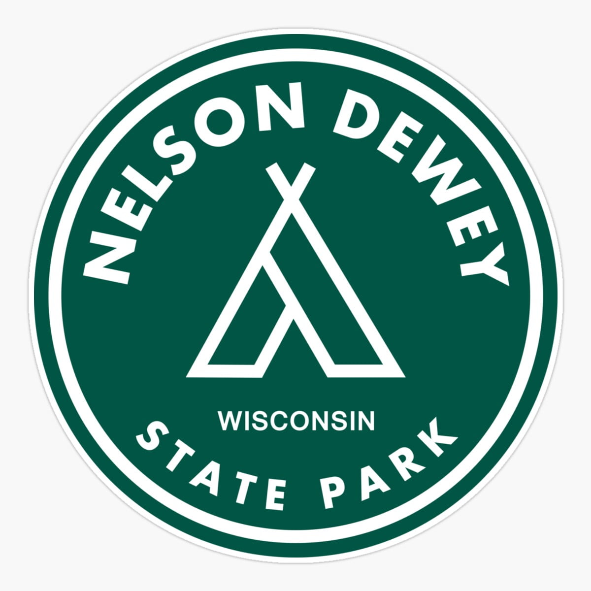 Maneki Nelson Dewey State Park Wisconsin Tent Er, Phone Decal Water ...
