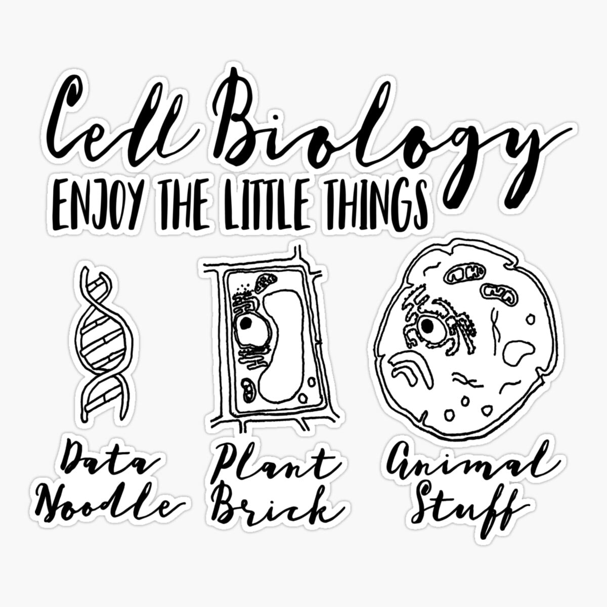 Maneki Nerdy Science Bio Puns For Cell Biology Enjoy The Little Things ...
