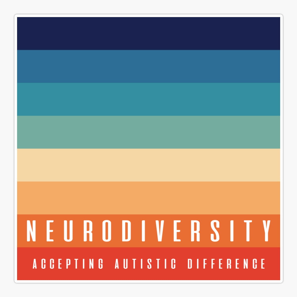 Maneki Neurodiversity - Accepting Autistic Difference Er, Phone Decal ...