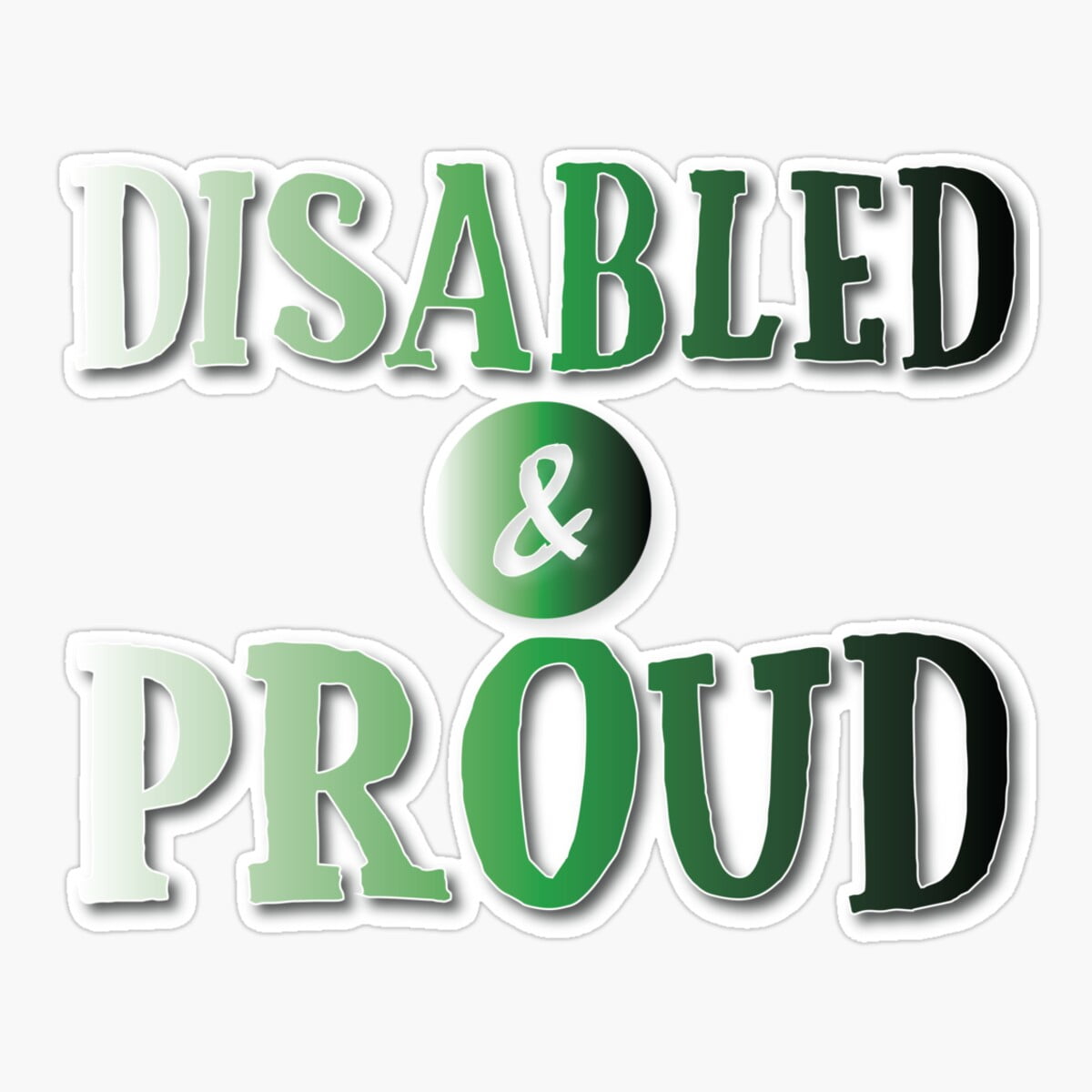 Maneki Neutrois: Disabled And Proud Er, Phone Decal Water Bottle ...