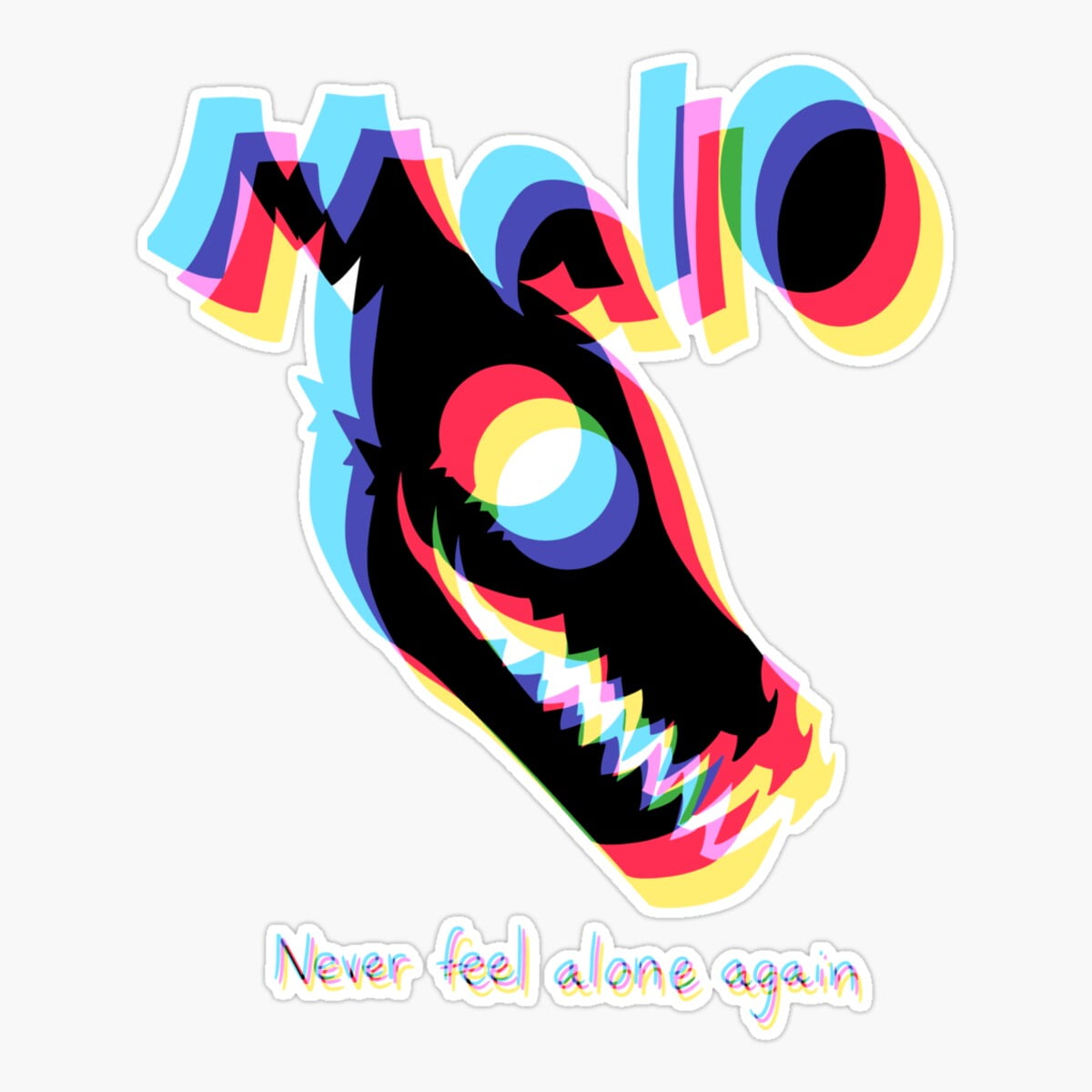 Maneki Never Eel Alone (Scp-1471) Er, Phone Decal Water Bottle Stickers ...