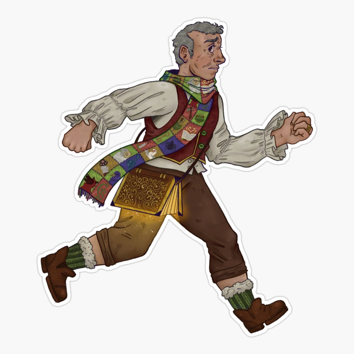 Maneki Neverafter Timothy Goose Aka Mother Goose Er, Phone Decal Water ...