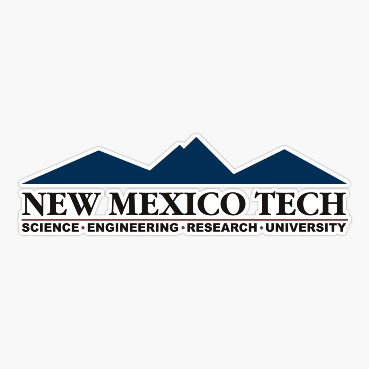 Maneki New Mexico College (Institute O Mining And Technology) Sticker ...