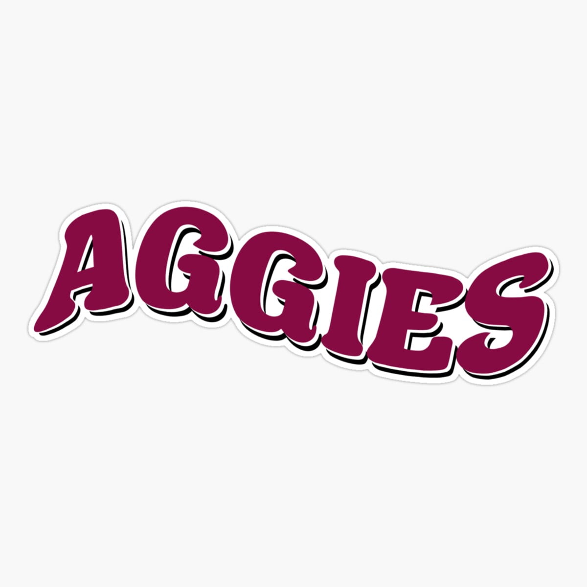 Maneki New Mexico State University Aggies Sticker, Phone Decal Water ...
