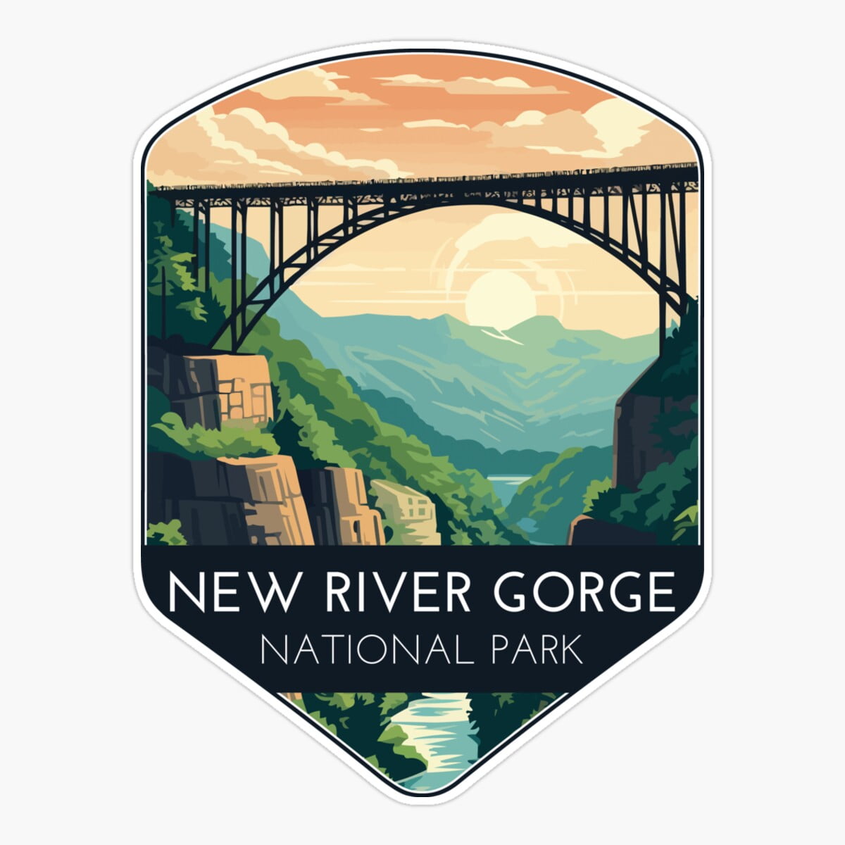 Maneki New River Gorge West Virginia National Park Travel Souvenir ...