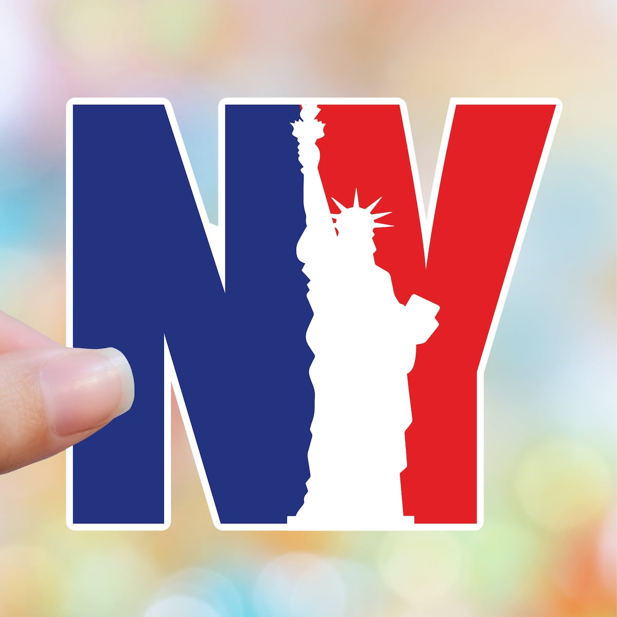 Maneki New York Sticker State Sticker Statue Of Liberty Sticker Ny ...