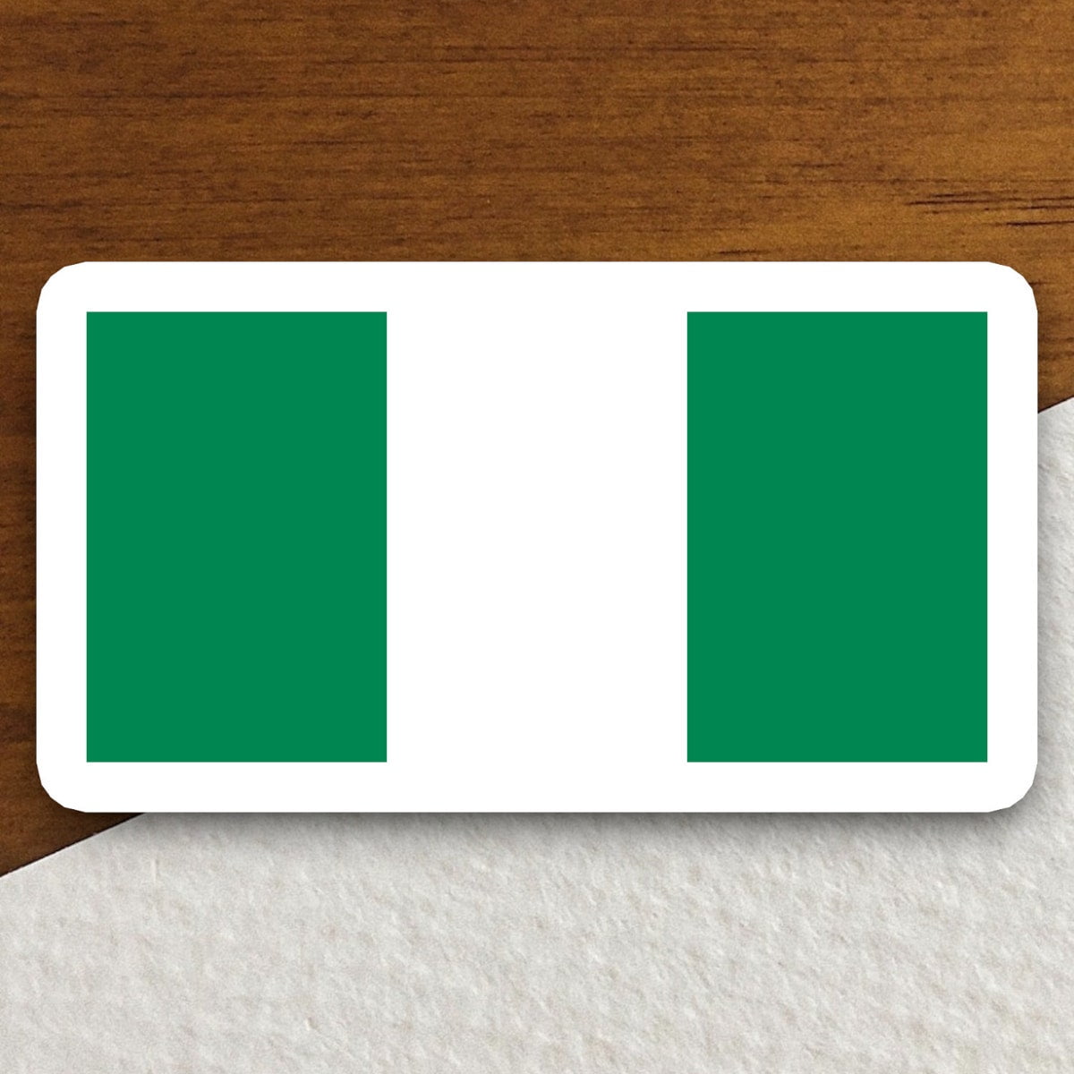 Maneki Nigeria Country Flag Sticker, International Country Sticker ...