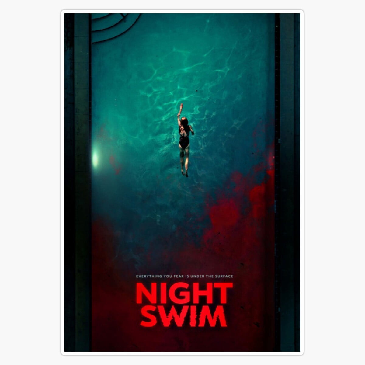 Maneki Night Swim Movie 2024 - Horror Film 2024 Er, Phone Decal Water ...