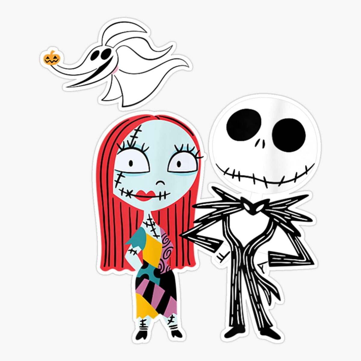 Maneki Nightmare Beore Christmas Jack And Sally Er, Phone Decal Water ...
