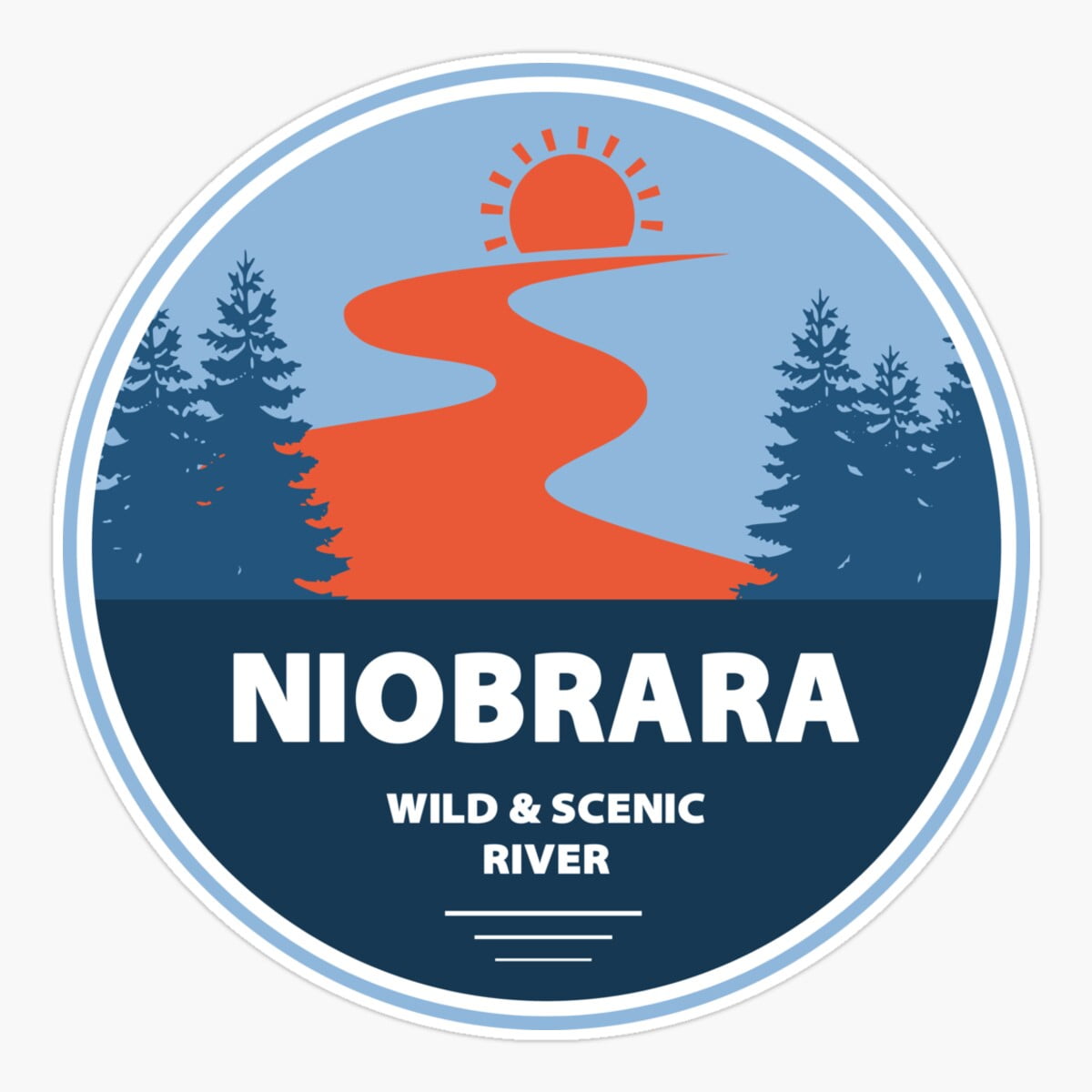 Maneki Niobrara Wild And Scenic River Nebraska Er, Phone Decal Water ...