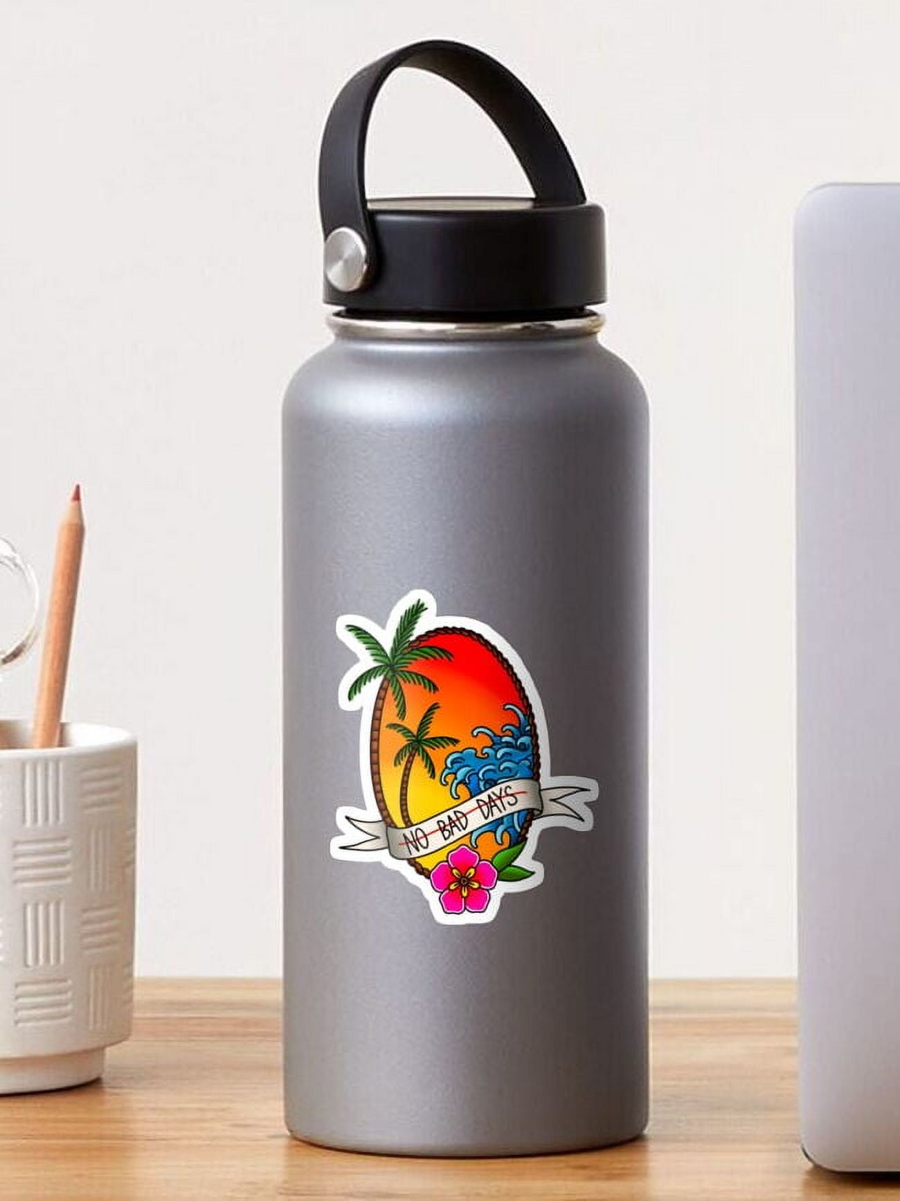 Maneki No Bad Days Sticker, Phone Decal Water Bottle Stickers Car ...