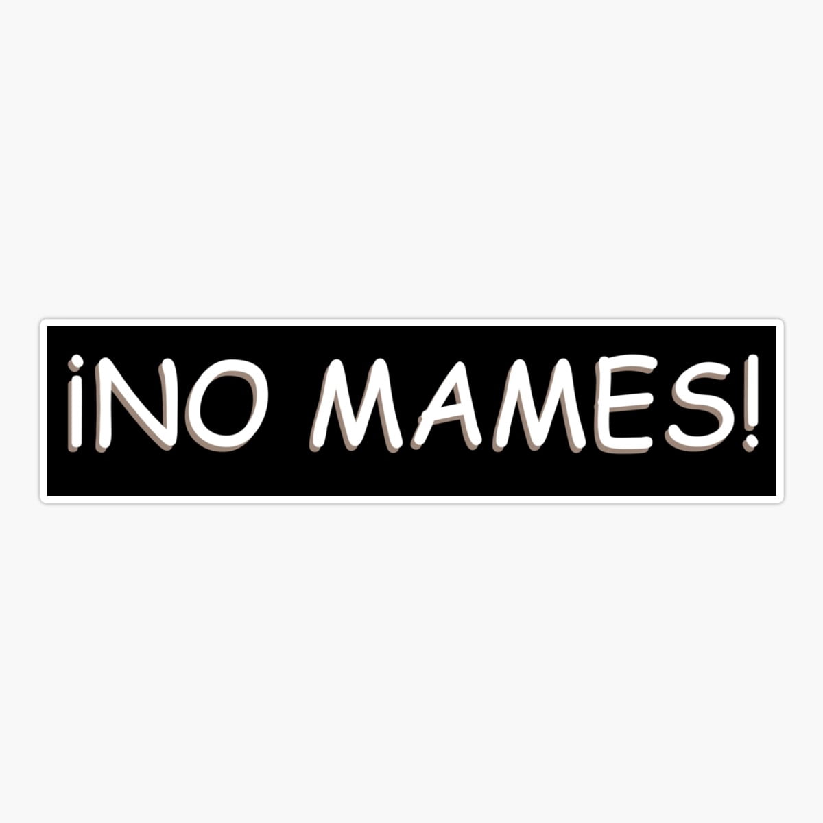 Maneki No Mames Unny Mexican Design Sticker, Phone Decal Water Bottle ...