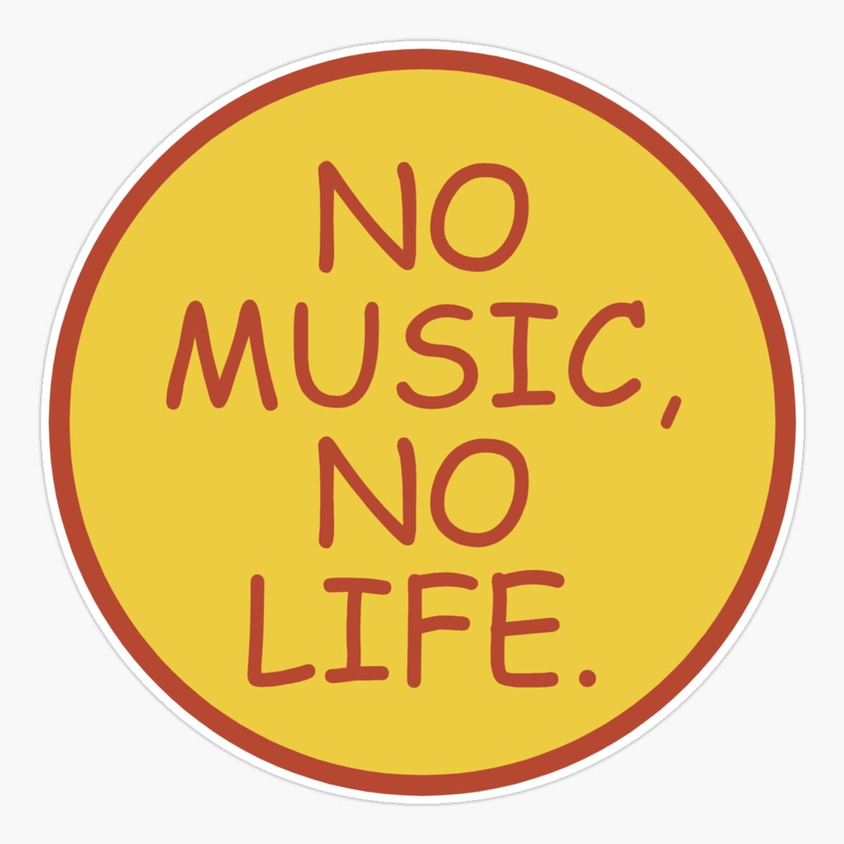 Maneki No Music, No Life. Er, Phone Decal Water Bottle Stickers Car ...