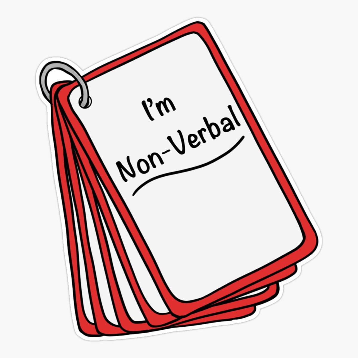 Maneki Non-Verbal Communication Card Design Er, Phone Decal Water ...