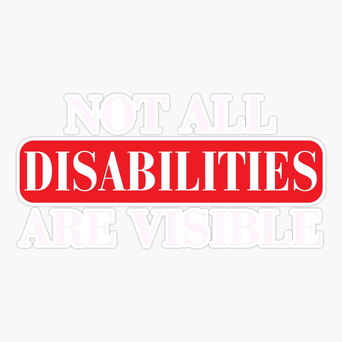 Maneki Not All Disabilities Are Visible Handicapped Awareness Er, Phone ...