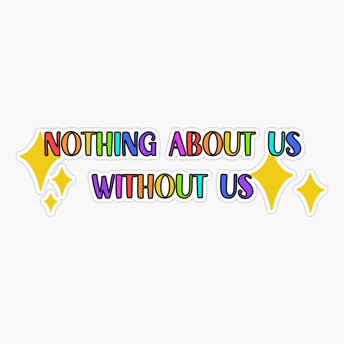 Maneki Nothing About Us Without Us | Rainbow | Disability Rights ...