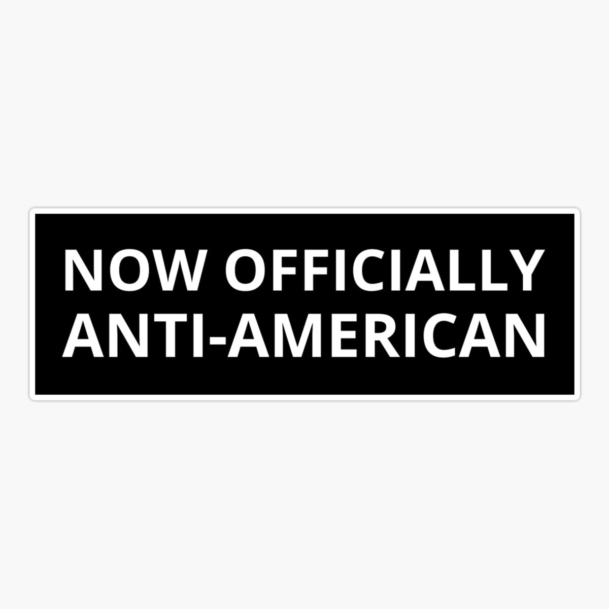 Maneki Now Oicially Anti-American Sticker, Phone Decal Water Bottle ...