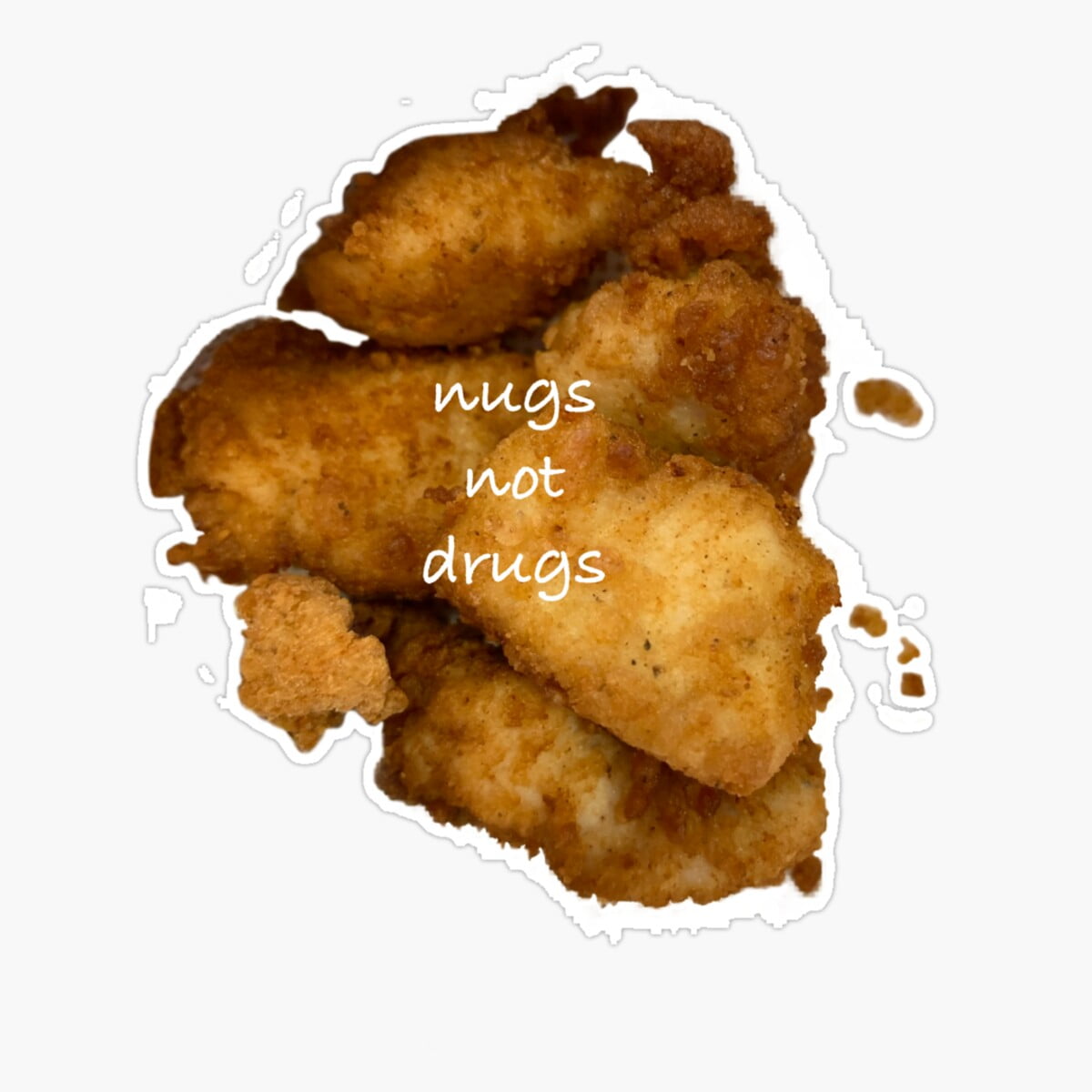 Maneki Nugs Not Drugs Er, Phone Decal Water Bottle Stickers Car Decals ...
