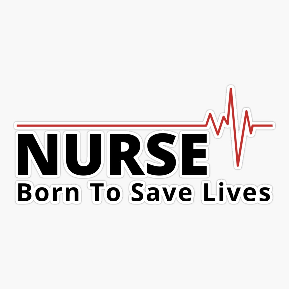 Maneki Nurse - Born To Save Lives Er, Phone Decal Water Bottle Stickers ...