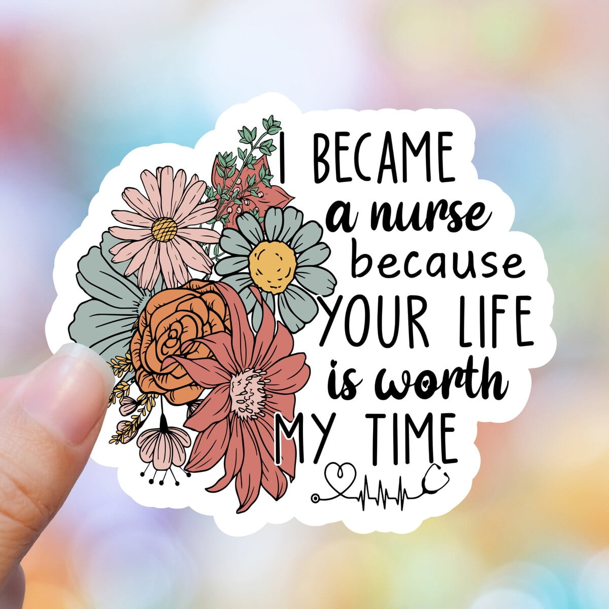 Maneki Nurse Sticker Nurse Medical Doctor Medical Student Ems Vintage ...